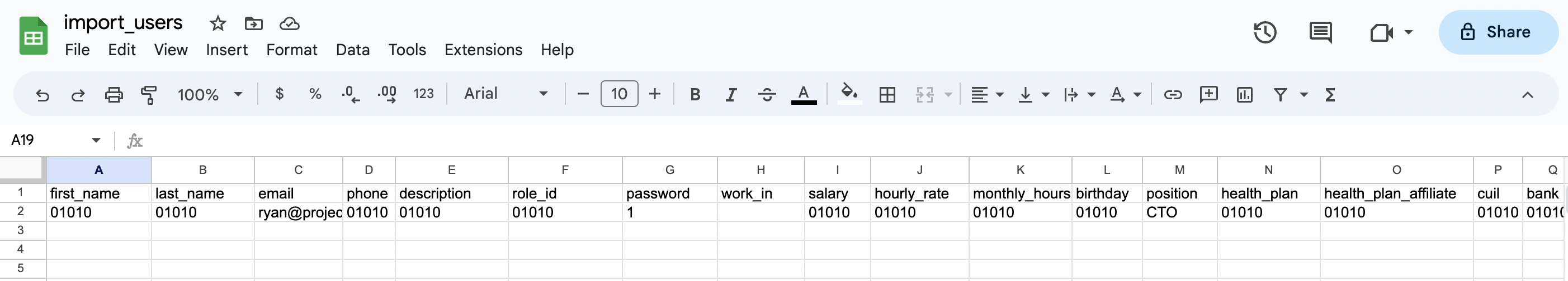 Assignment of user positions – COR Help Center