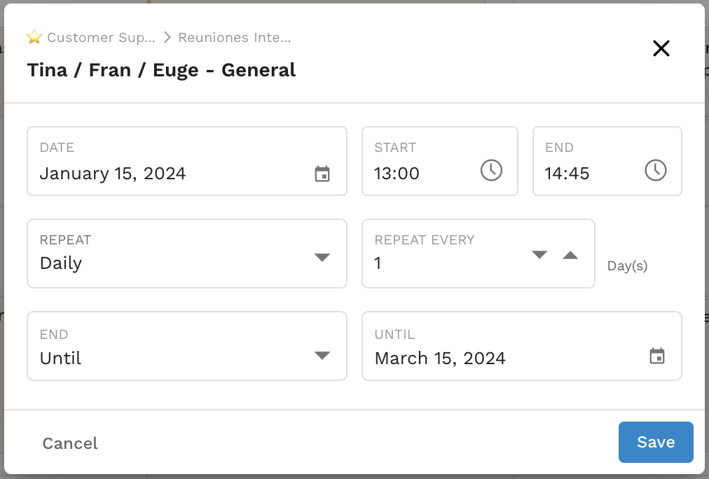 Planner – COR Help Center